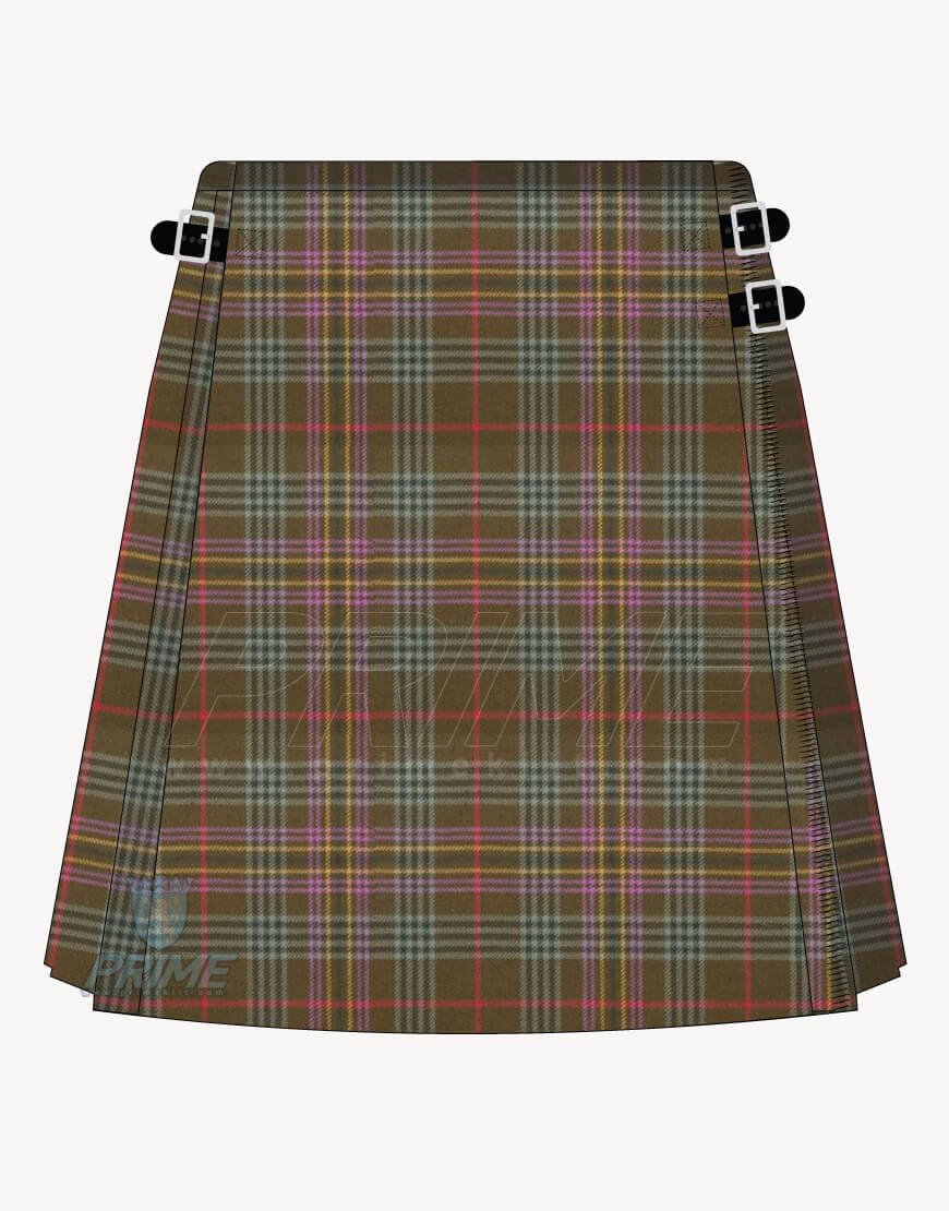 Kennedy Weathered Tartan Kilt For Women - Kennedy Weathered Kilt For Women