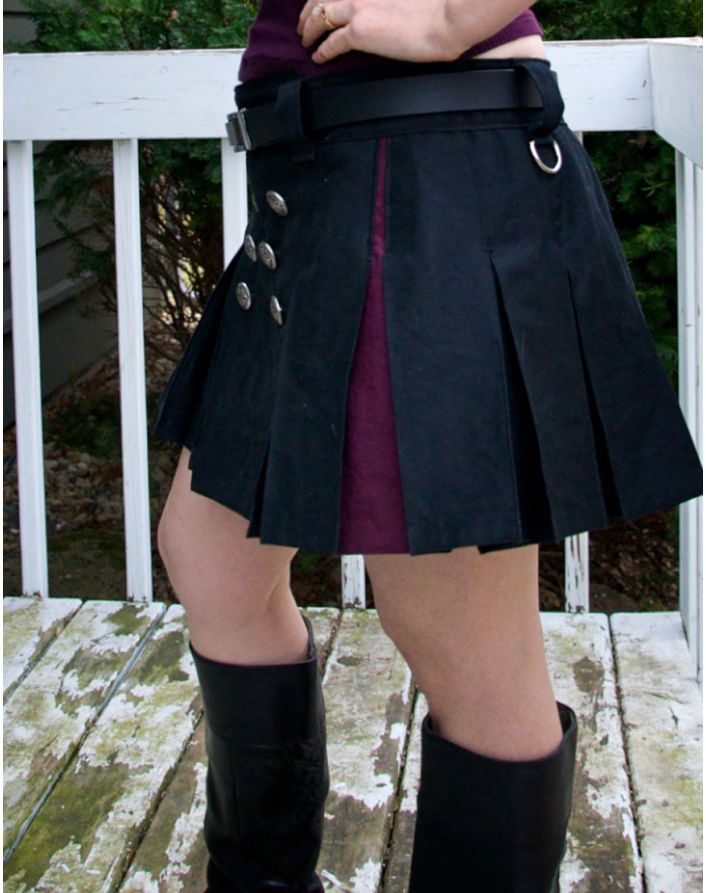 Mesh Styled Pocket Hybrid Utility Kilt